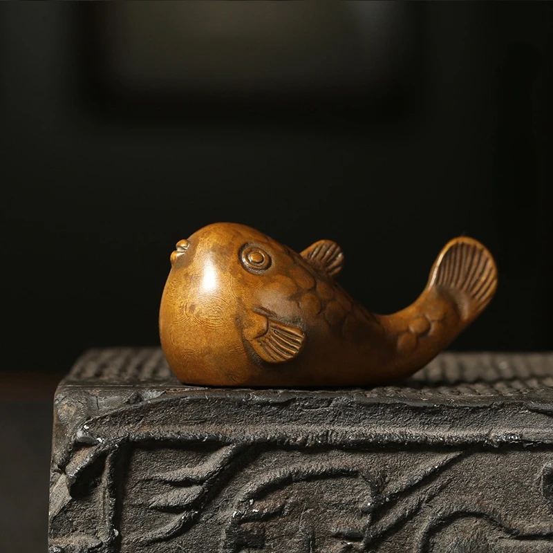 Small-Paperweight-Metal-Blowfish-Paper-Weight-Chinese-Tradtional ...