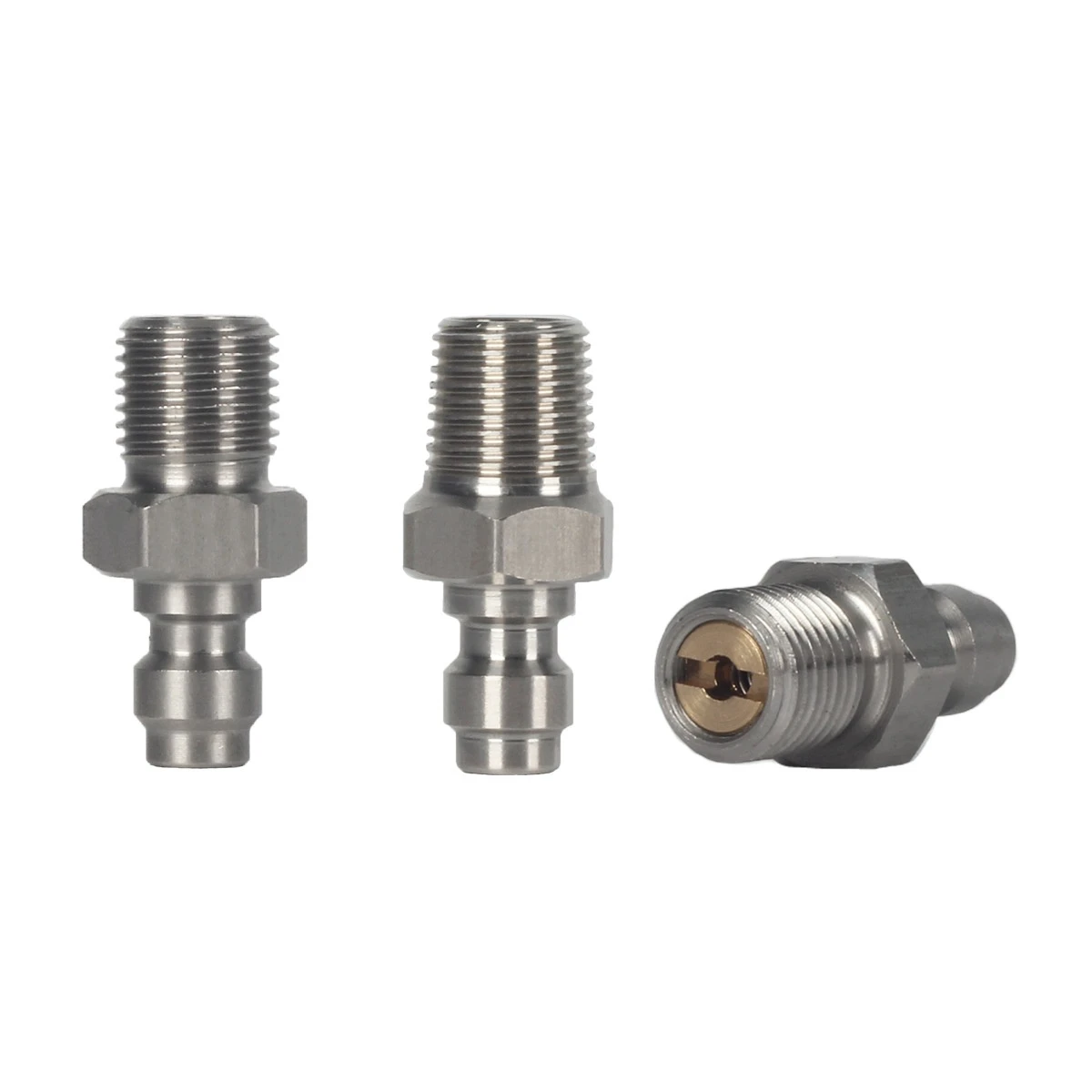 Stainless Steel Spring Check Valve 8MM Quick Connect, M10x1/NPT/BSPP ...