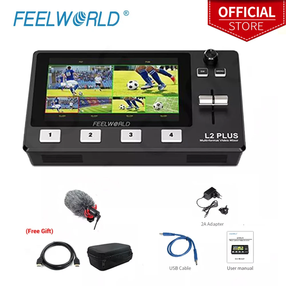 4 Hdmi Touch Screen Cameras | Live Cameras Control Panel | Feelworld ...