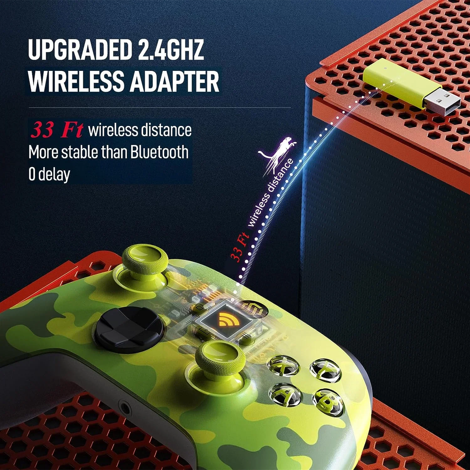 Multi-system Gaming Accessory Ourano Wireless Controller Adapter - PS4 ...