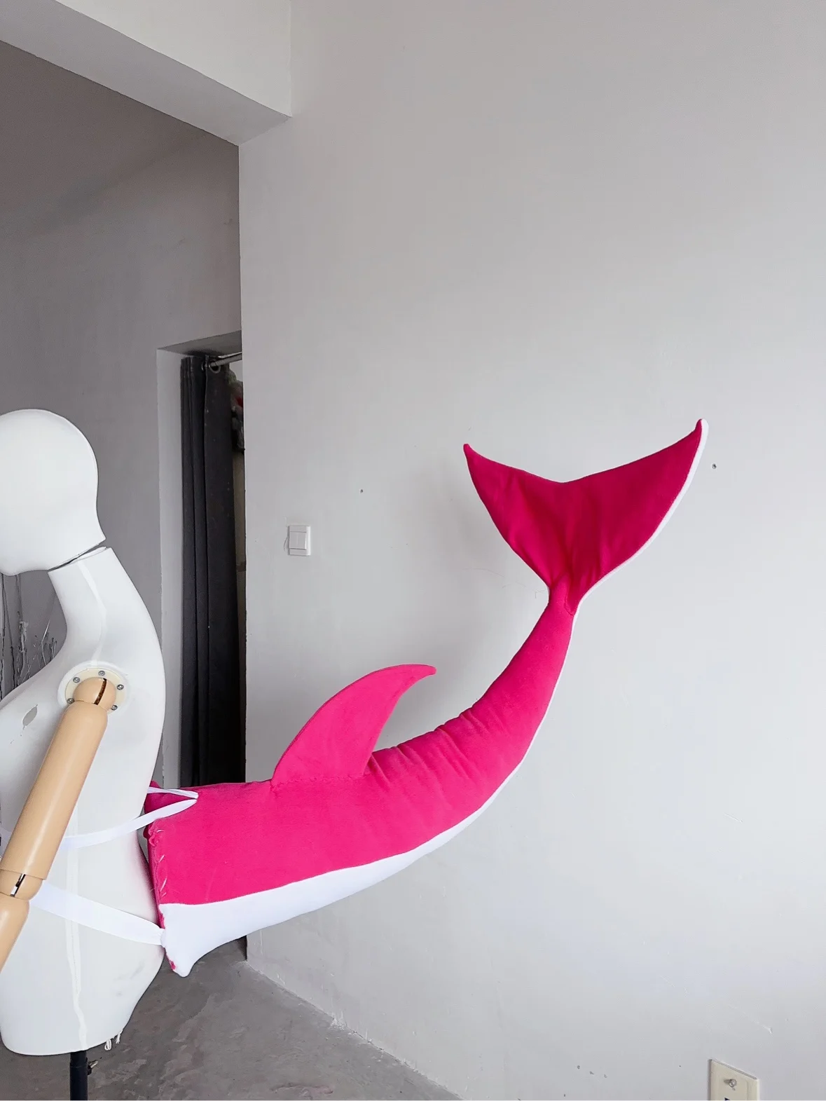 Anime Hololive Vtuber Shylily Killer Whale Plush Tail, 50% OFF