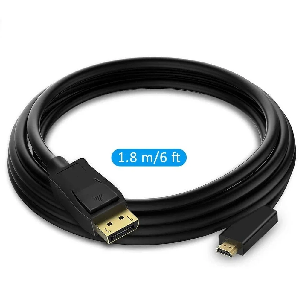 Cabo Displayport Adaptador HDMI, Conector DP, Macho HD – BRAMP