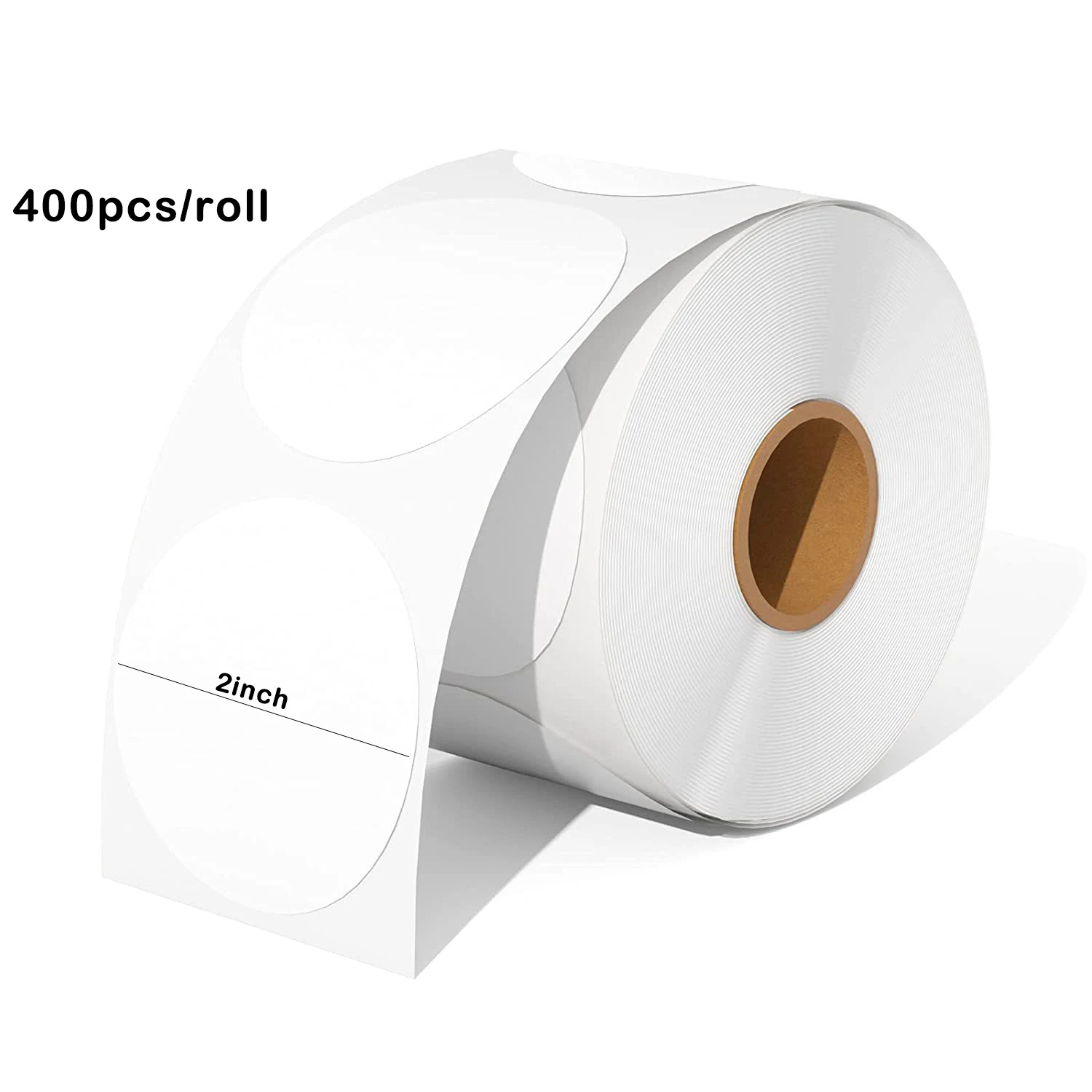 Gommette,Étiquette autocollante thermique circulaire, 50mm, auto ...