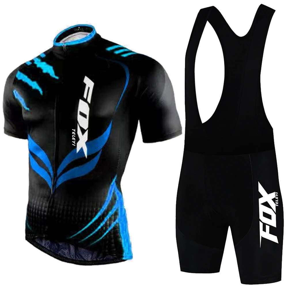 fox-teleyi-Cycling-Sets-Bike-Uniform-Summer-Cycling-Jersey-Road-Bicycle ...