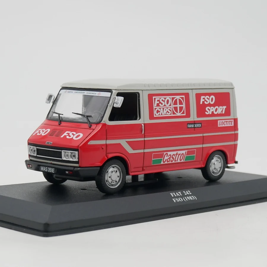 Diecast-Fiat-Van-Rally-Team-Alloy-Car-Model-Cole-o-Toy-Presente-Display ...