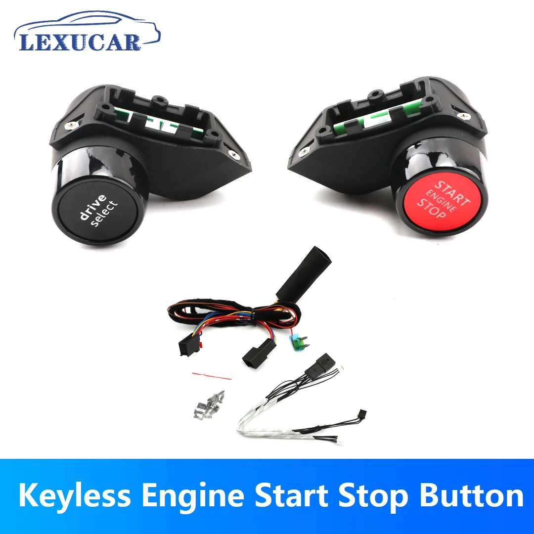 Paino Black Keyless Engine Start Stop Button For Vw Golf Mk7 Passat ...
