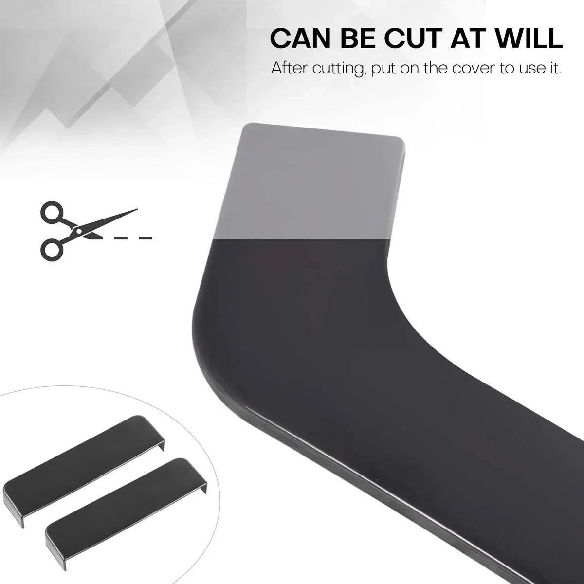 Universal Front Bumper Lip Spoiler Side Splitter Body Kit Guards Cover ...