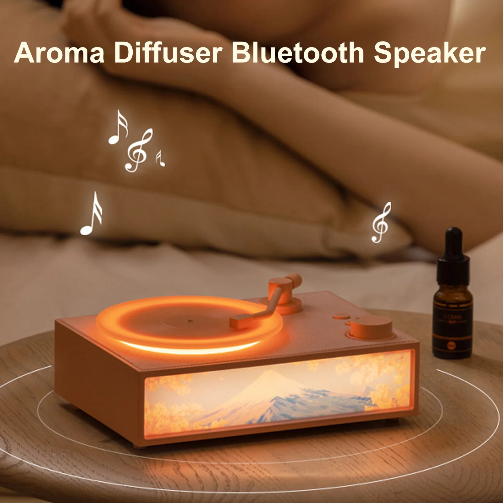 Essential-Oil-Diffuser-Bluetooth-Speakers-Retro-Vintage-Vinyl-Bluetooth ...