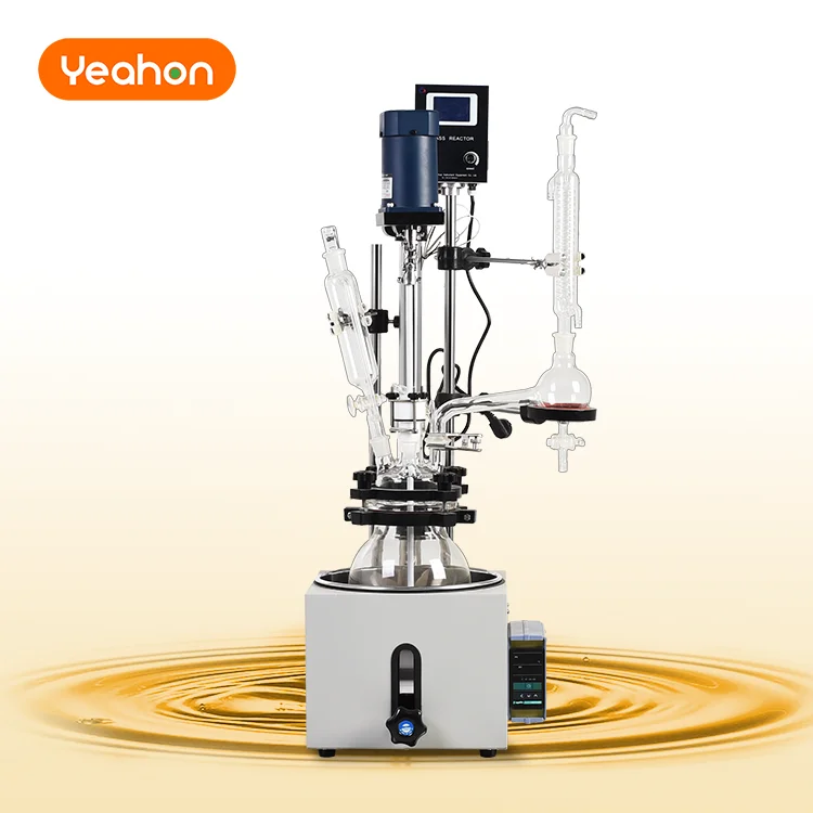 Durable-spherical-5L-vacuum-Single-layer-glass-reactor-lab-for-chemical ...