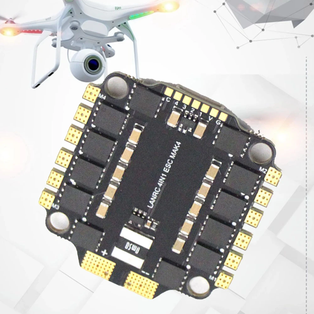 60a Esc Brushless 4in1 | Brushless Motor | 4in1 Esc Uav | Fpv Esc | Esc ...