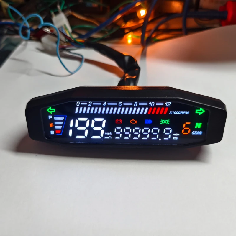 Mini-Universal-RPM-Motorcycle-Meter-Tachometer-LCD-Digital-Speedometer ...