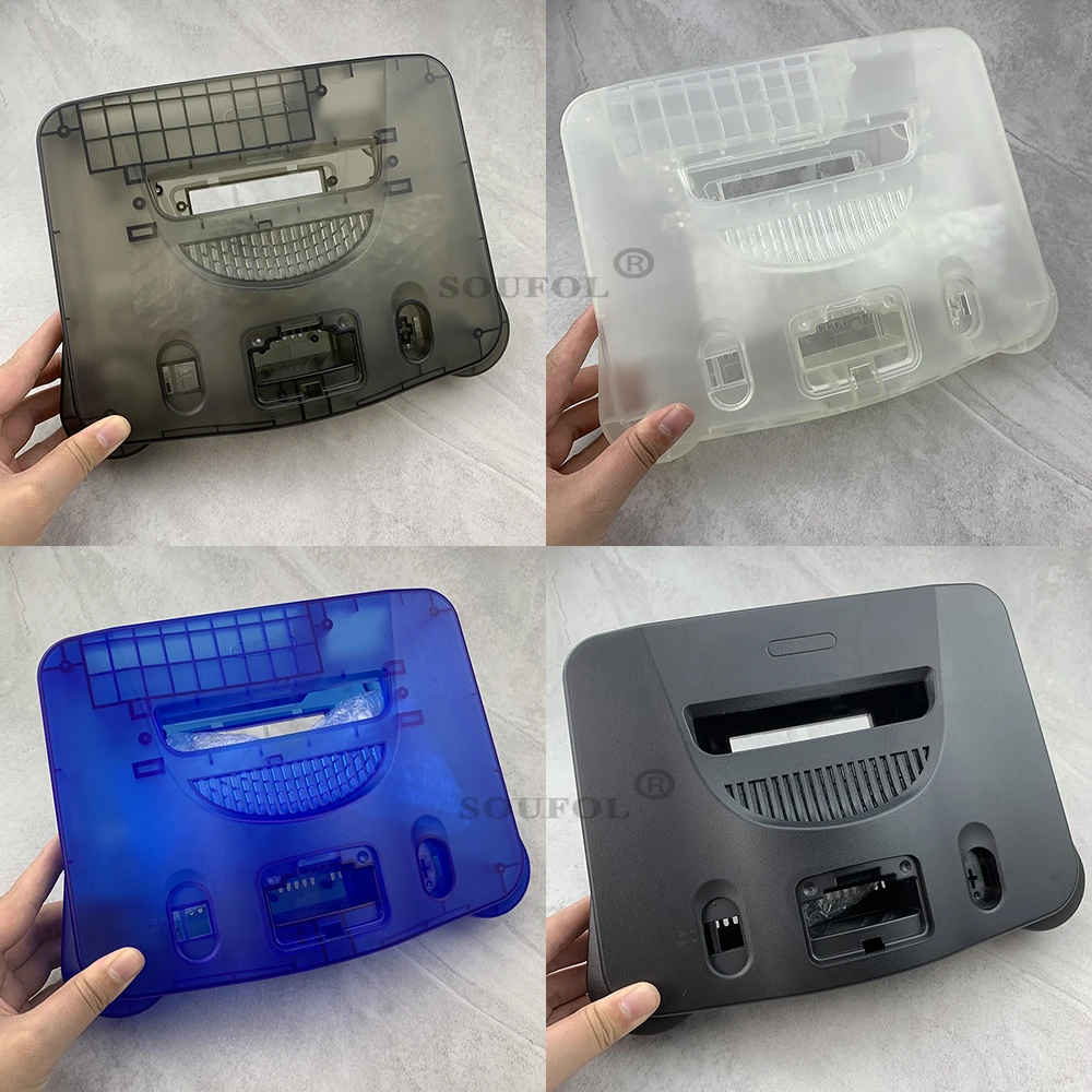 New For N64 Retro Video Game Console Replacement Plastic Housing Shell ...