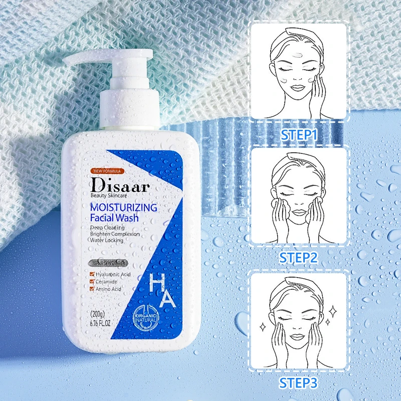 Disaar-Moisturizing-Facial-Wash-200g-Hyaluronic-Acid-Ceramide-Amino ...