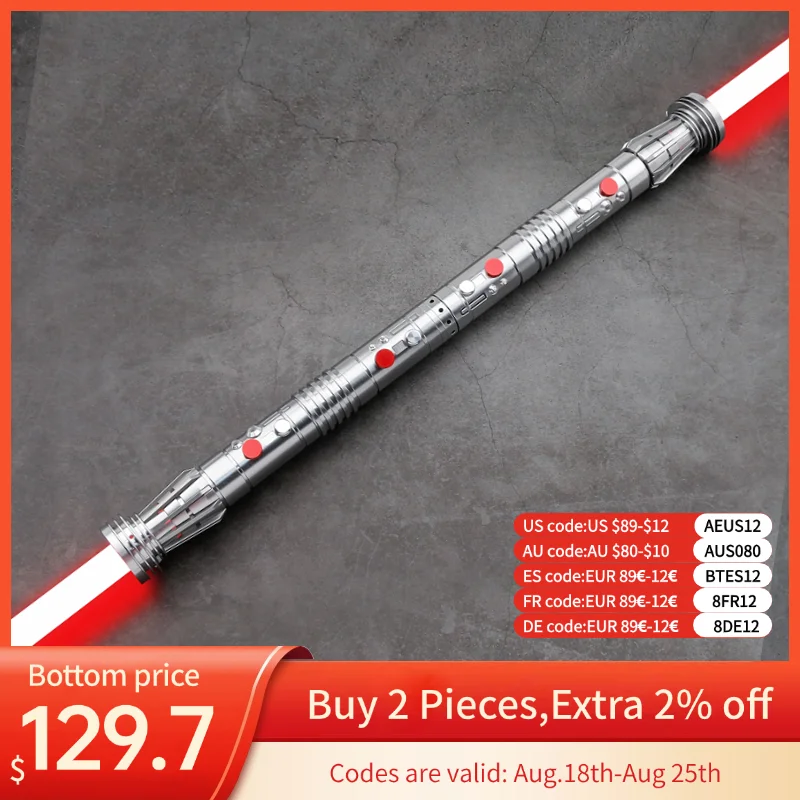 TXQ-Darth-Maul-SNV4-2pcs-Handle-Blade-JEDI-27sound-Double-Lightsaber ...