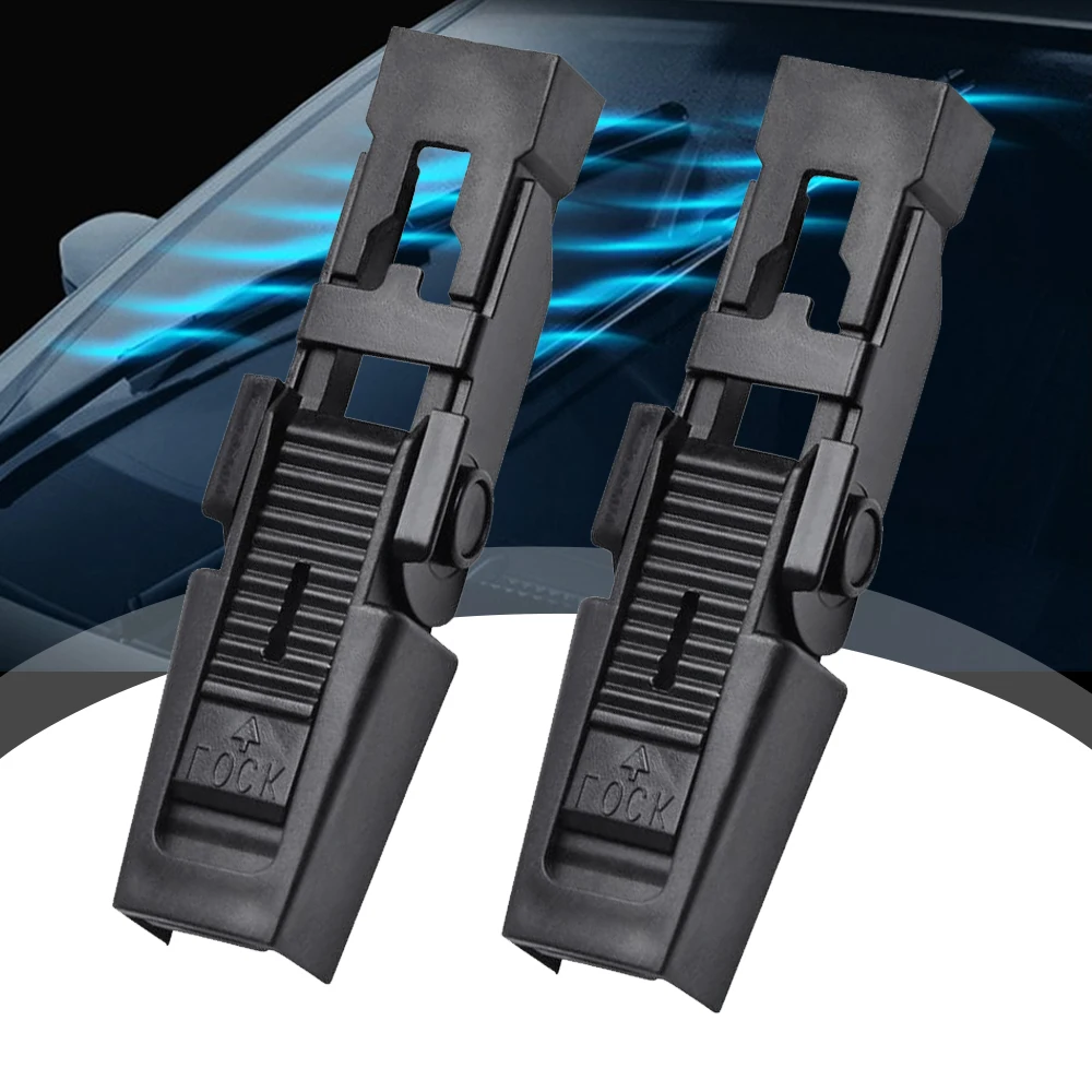 2Pcs Front Windshield Wiper Arm Lock Clip Fixing Retaining Clips For ...