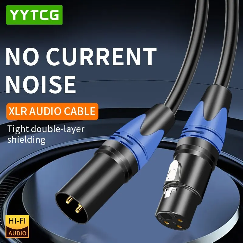 Xlr-Cable-Male-to-Female-High-Quailty-3-Pin-Audio-Lines-To ...