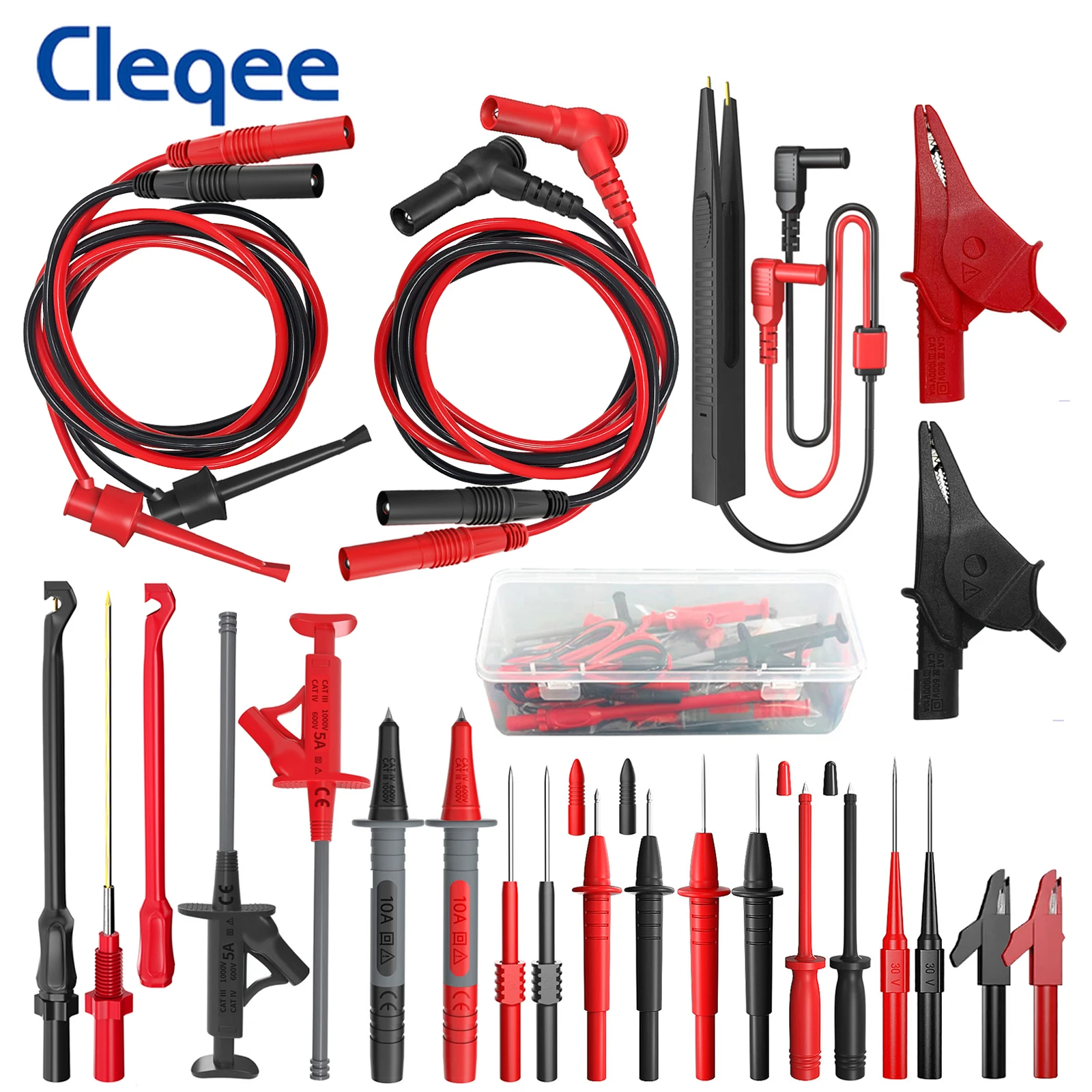 Cleqee-P1925-Multimeter-Test-Leads-Kit-23pcs-with-Digital-Electrical ...