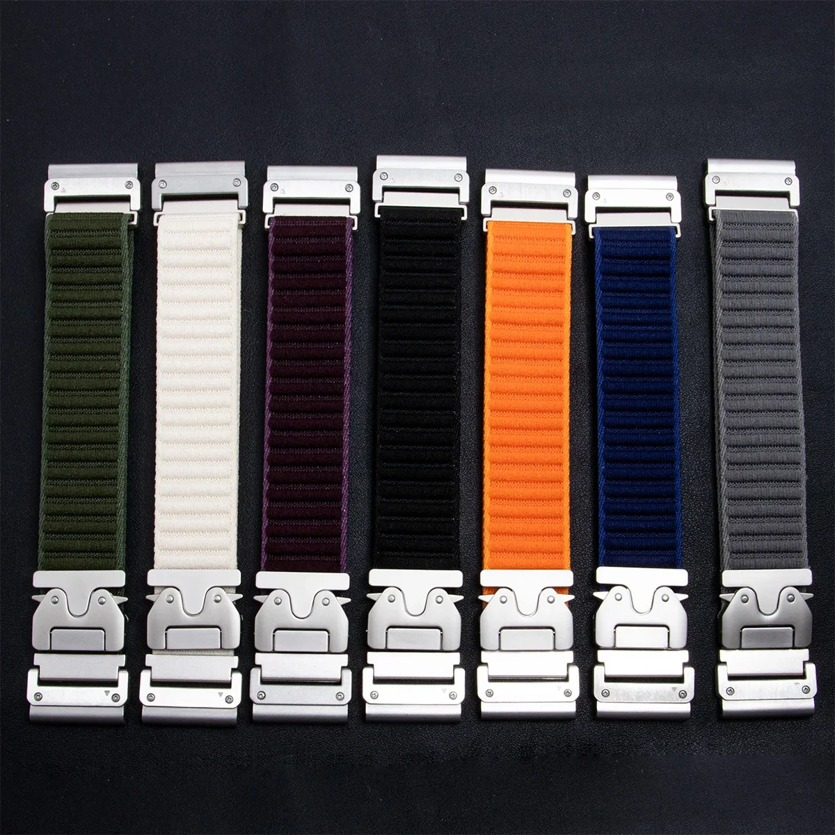 26mm Nylon Loop Strap For Garmin Fenix E 8 47mm 7 7X Pro/6X 6XPro ...