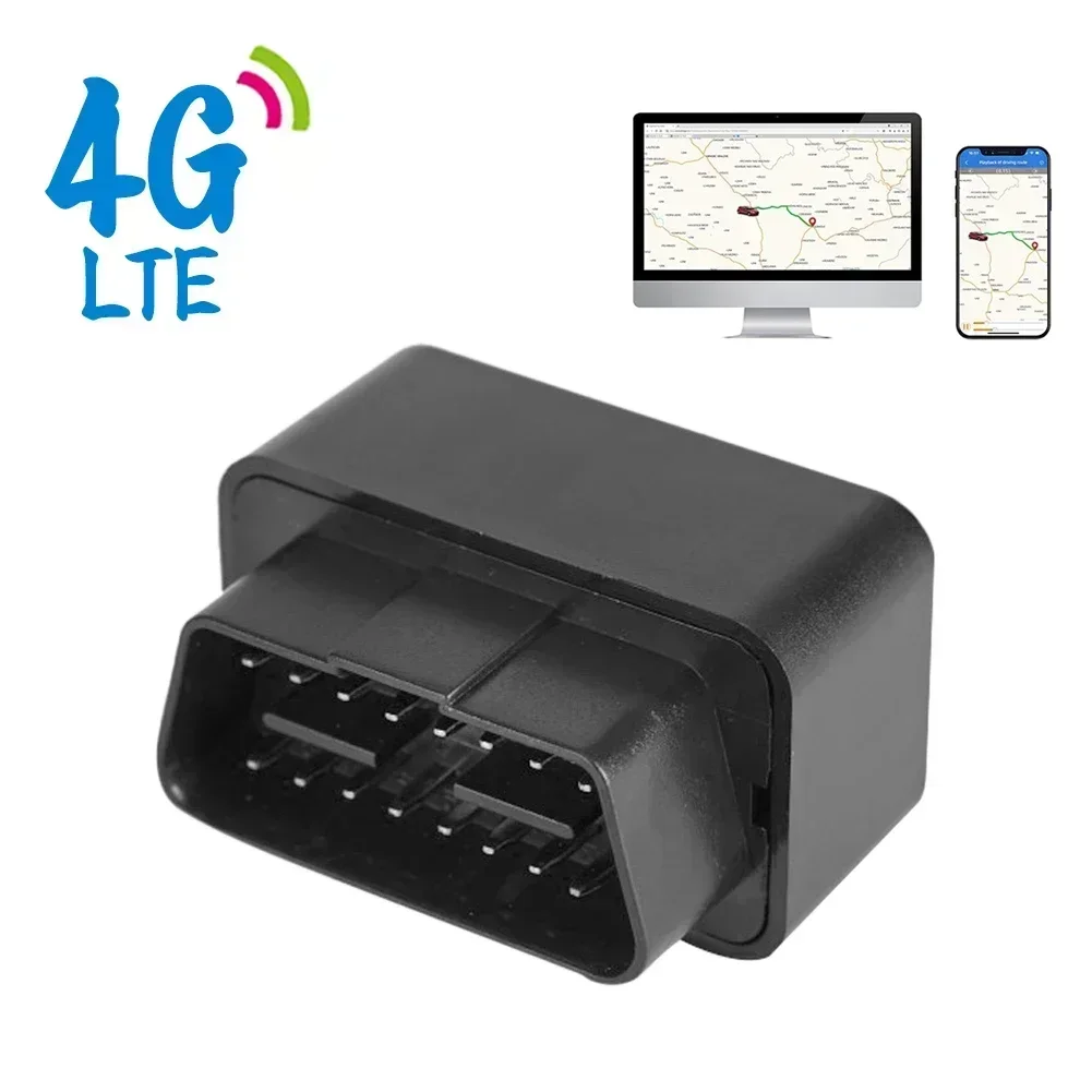 2G 4G SIM OBD GPS Tracker 12V-24V Car Anti-Theft Alarm Tracking Device ...