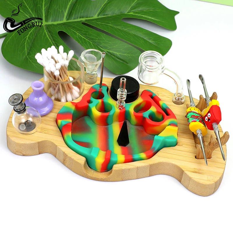 2022 New Item Wood Dab Tray Station, Dabbertool Holder, Carb Cap Holder ...