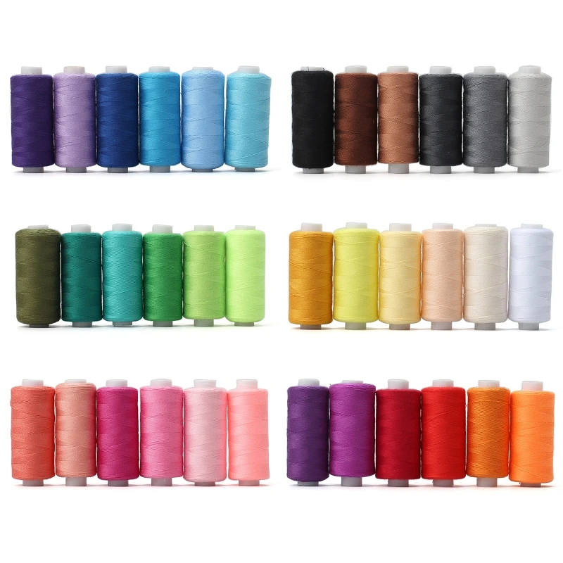 Sewing Thread Kits 6roll/set DIY Sewing Supplies Manual Line Set ...