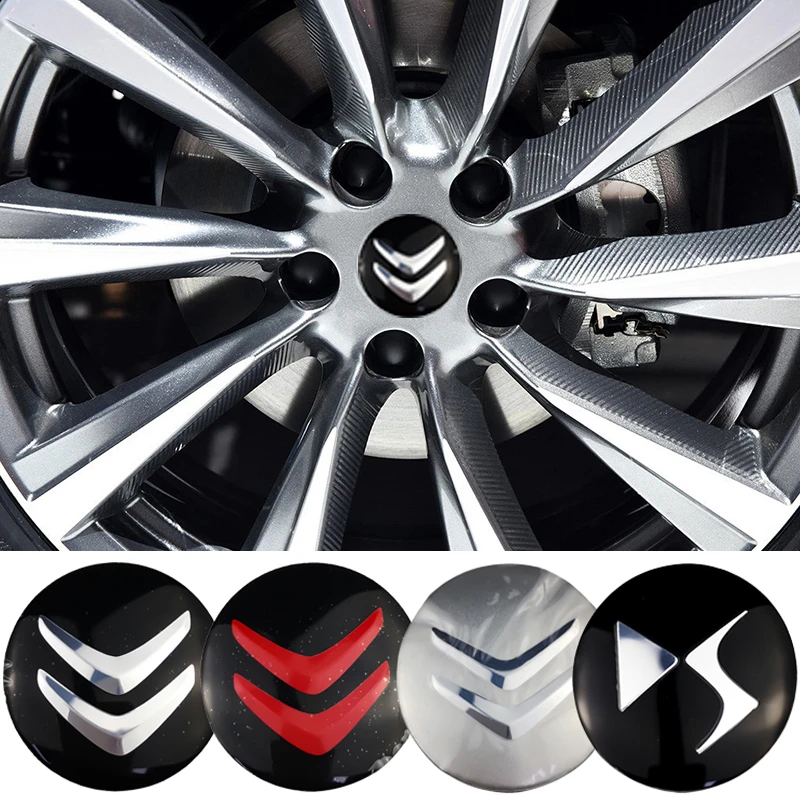 56mm ABS Car Wheel Center Hubcap Sticker for Citroen Berlingo Xsara C3 ...