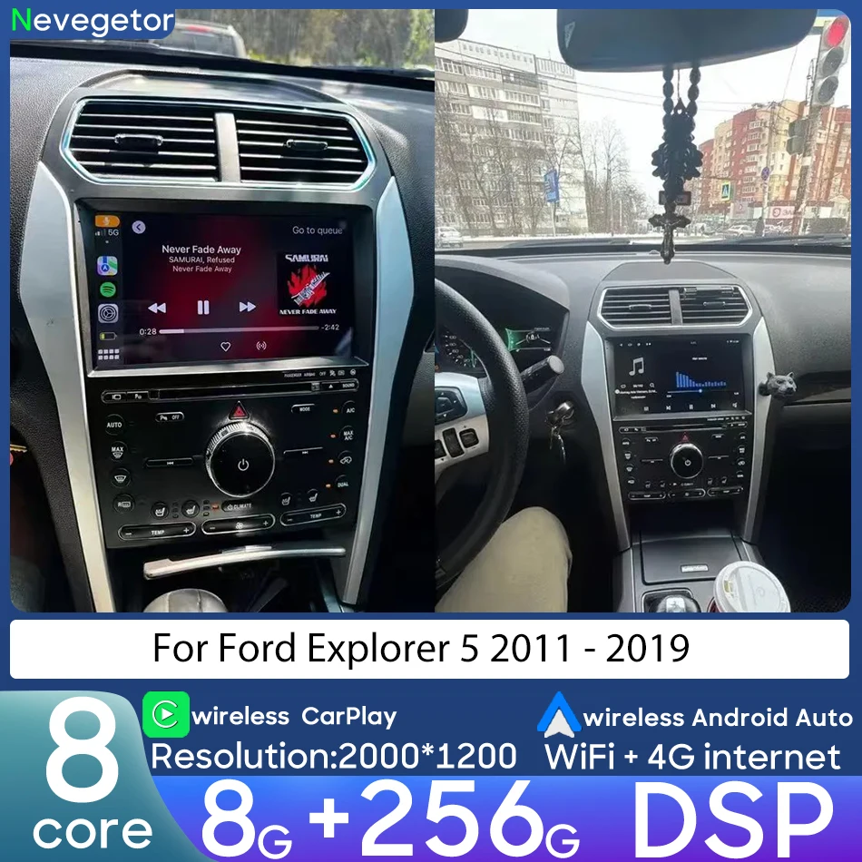 For Ford Explorer 5 2011 - 2019 Car Intelligent Multimedia Player Video ...