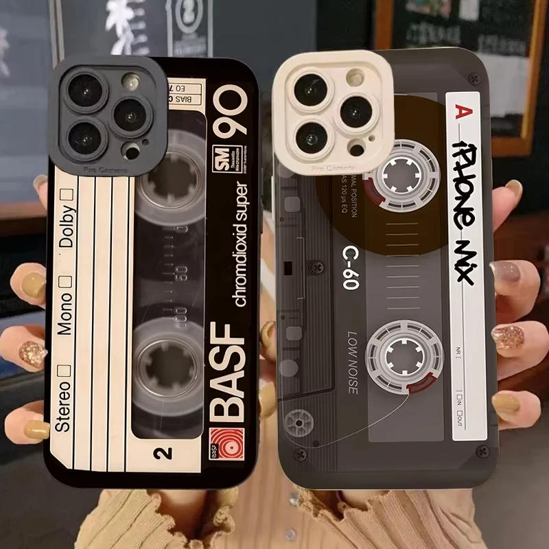 Lucky Tape Pattern Phone Case For iPhone 16 15 14 13 12 11 Pro Max 7 8 ...