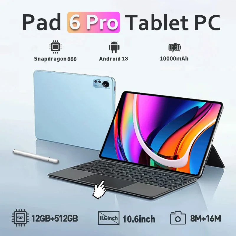 Tableta-Pad-6-Pro-versi-n-Global-Tablet-con-Snapdragon-2024-Android-13 ...