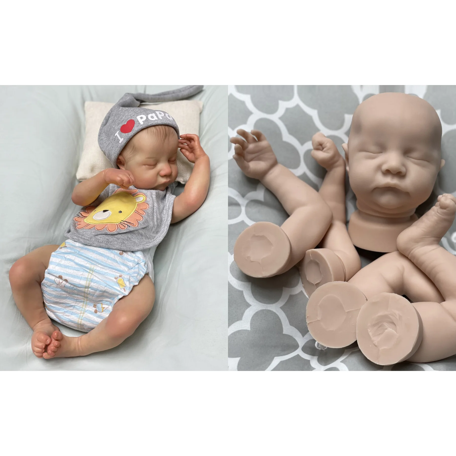 Kit-Full-Solid-Silicone-Reborn-Doll-Levi-Adormecido-Beb-Pintado-M-o ...