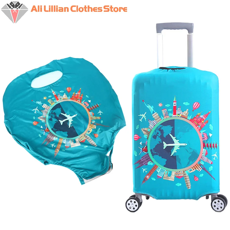 Luggage-Cover-Stretch-Fabric-Suitcase-Protector-Baggage-Dust-Case-Cover ...