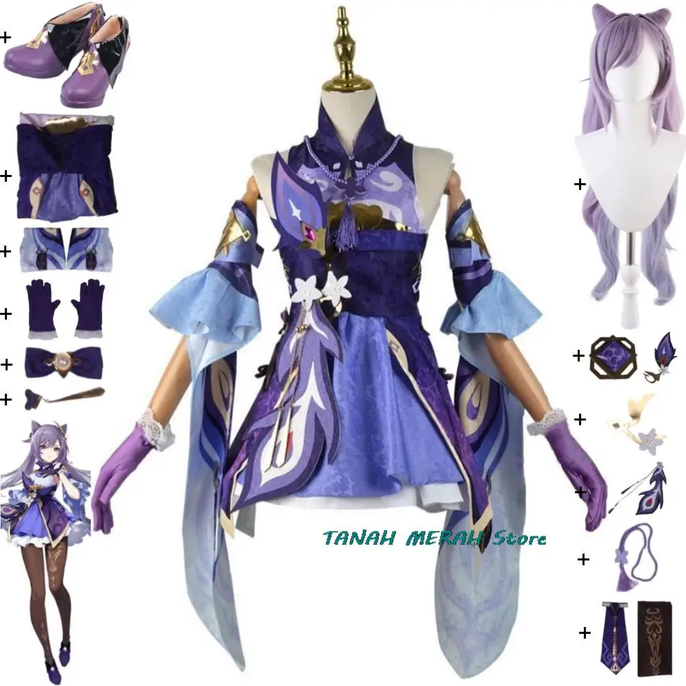 Anime-Game-Genshin-Impact-Keqing-Kequeen-Ke-Qing-Cosplay-Costume-Purple ...