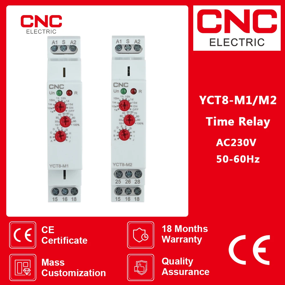CNC-16A-Multifunction-Timer-Relay-with-10-Function-Choices-AC-230V-Din ...