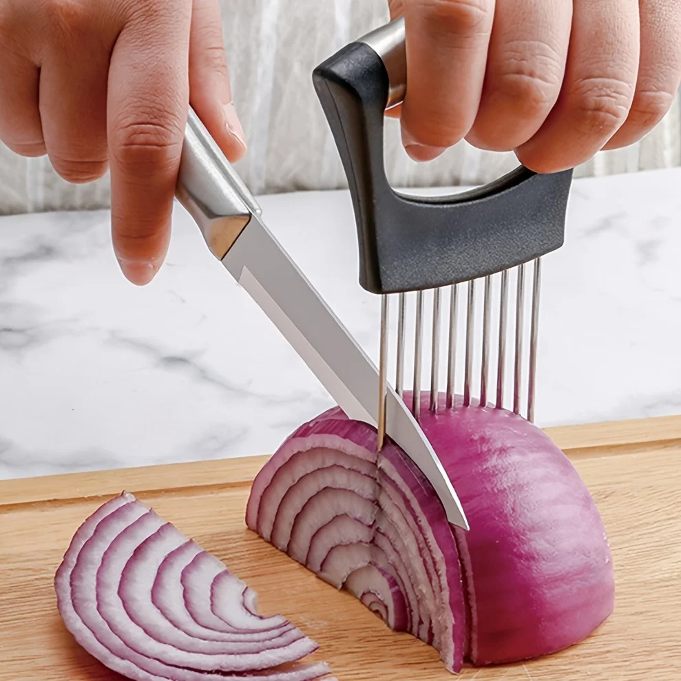 1pc-Stainless-Steel-Onion-Slicer-Holder-Multipurpose-Meat-Tenderizers ...