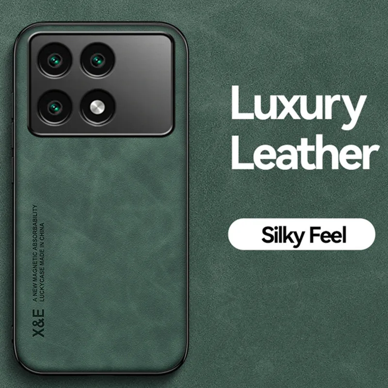 For-Xiaomi-Poco-X6-Pro-5G-Case-Luxury-Magnetic-Leather-Soft-Phone-Cases ...