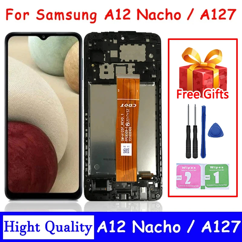 6.5" For Samsung A12 Nacho LCD Touch Screen Digitizer Replaecment For ...