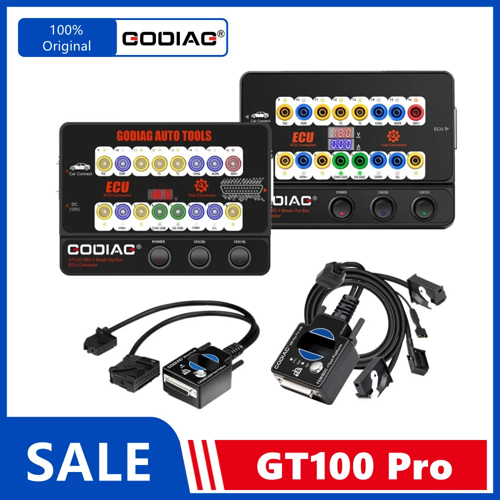 GODIAG-GT100-Pro-OBDII-Break-Out-Box-ECU-Connector-FEM-BDC-CAS4-CAS4 ...