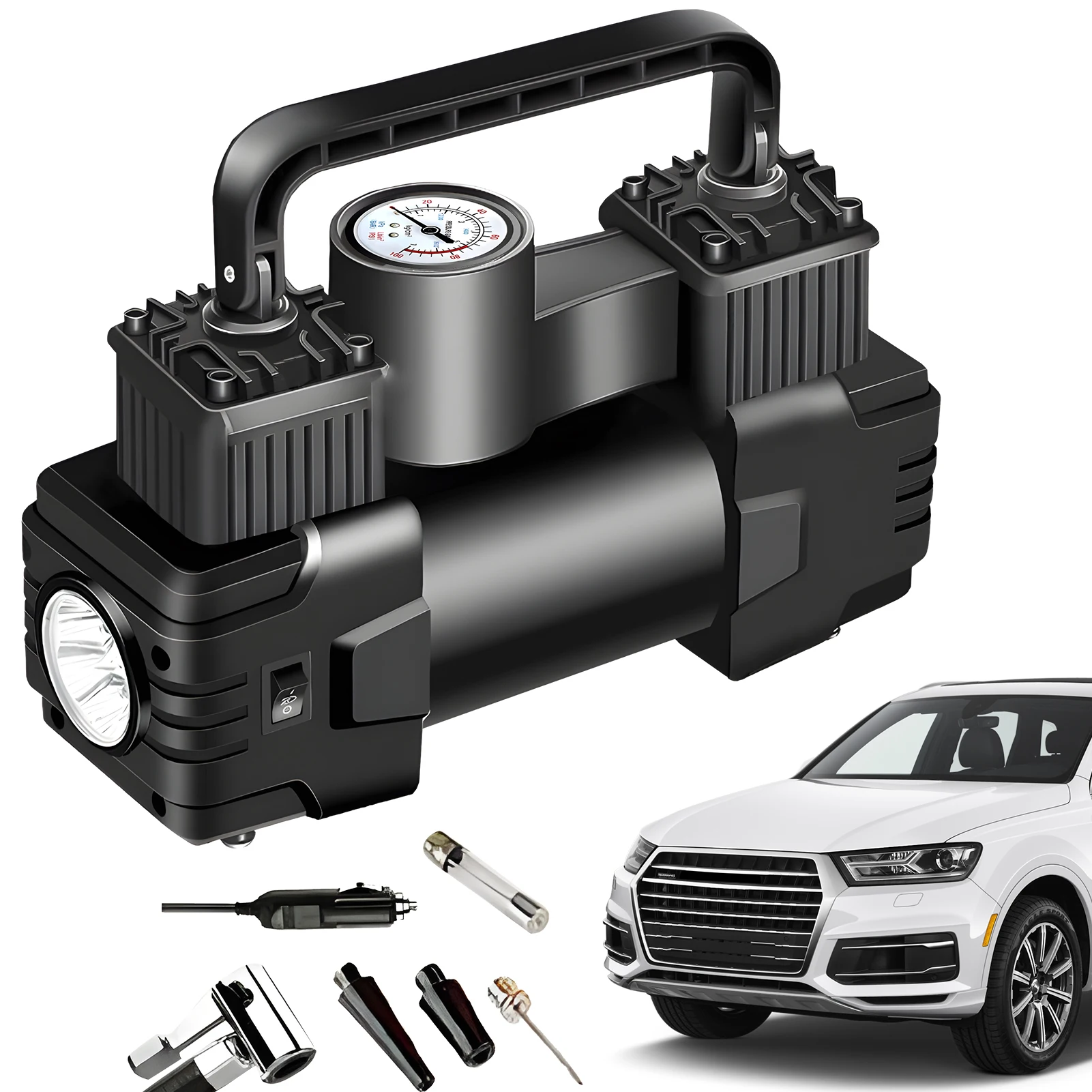 Car-Tire-Pump-Portable-Car-Tires-Air-Pump-Air-Compressor-Truck-Tire ...