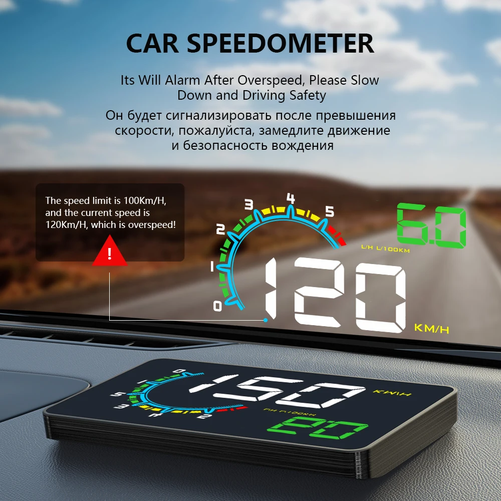 OANA-HUD-D3000-OBD2-Automotive-Head-Up-Display-Windshield-Projector-Car ...
