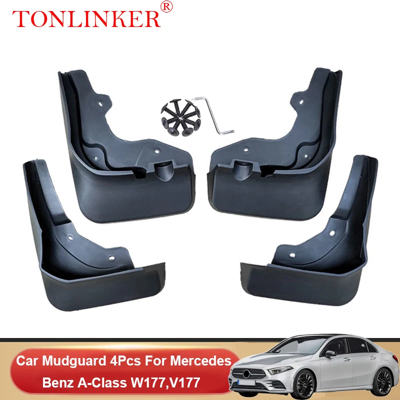 Car-Mudguard-For-Mercedes-Benz-A-Class-Sedan-W177-V177-A200-A220-2018 ...