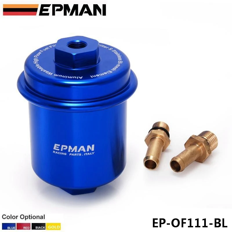 EPMAN-Sport-Universal-Jdm-Aluminum-High-Flow-Performance-Fuel-Filter ...