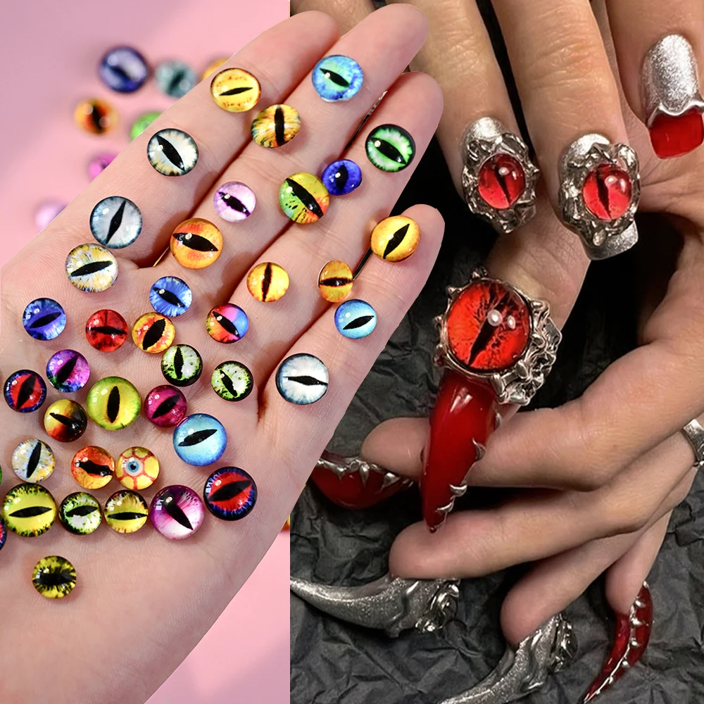 Nail for Decoration: How These Devil Eye Charms Transformed My Nail Art ...