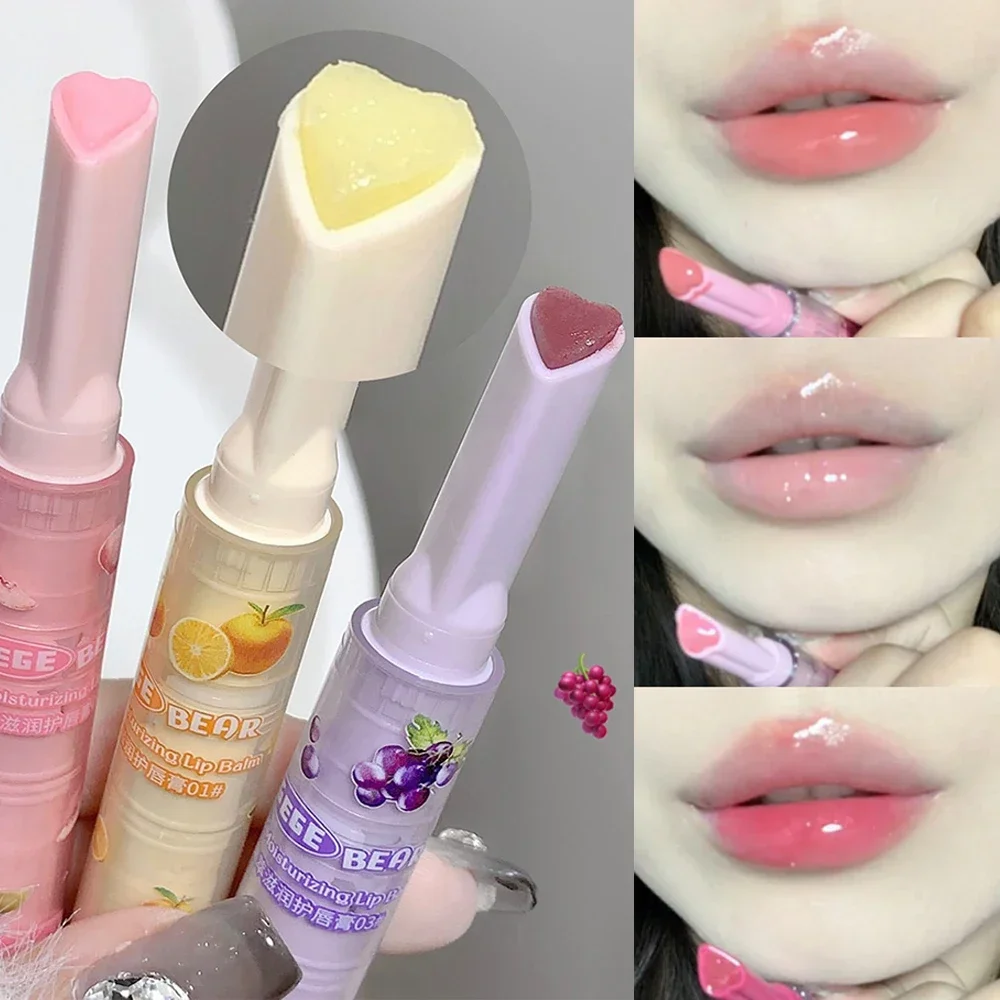 Transparente-Water-Light-Lipstick-Pen-Forma-do-Cora-o-Espelho-De-Vidro ...