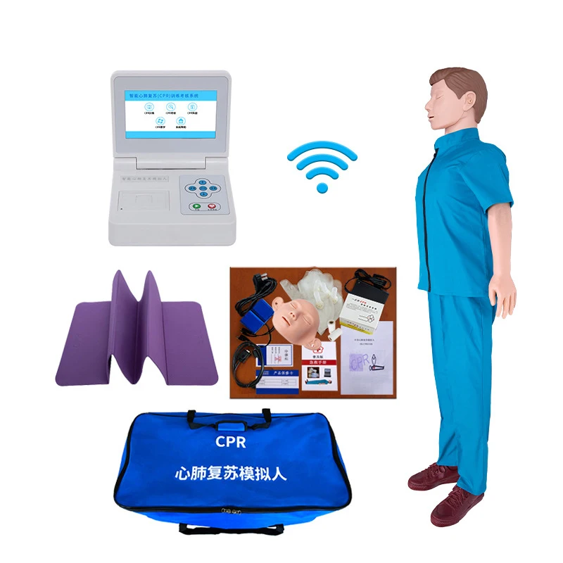 Full-body-CPR-Simulator-Artificial-Respiration-Training-Dummy-CPR ...
