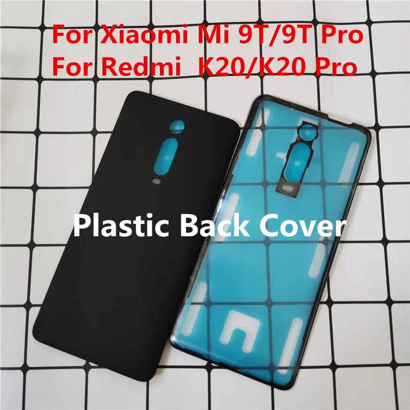Plastic For Redmi K20 Back Battery Cover Replacement For K20 Pro ...