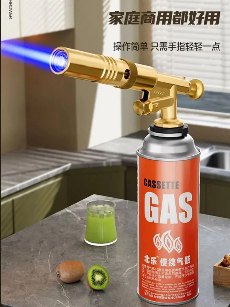 Flame-Gun-Welding-Torch-Gas-Burner-Blower-Pure-Copper-Gas-Torch-Brazing ...