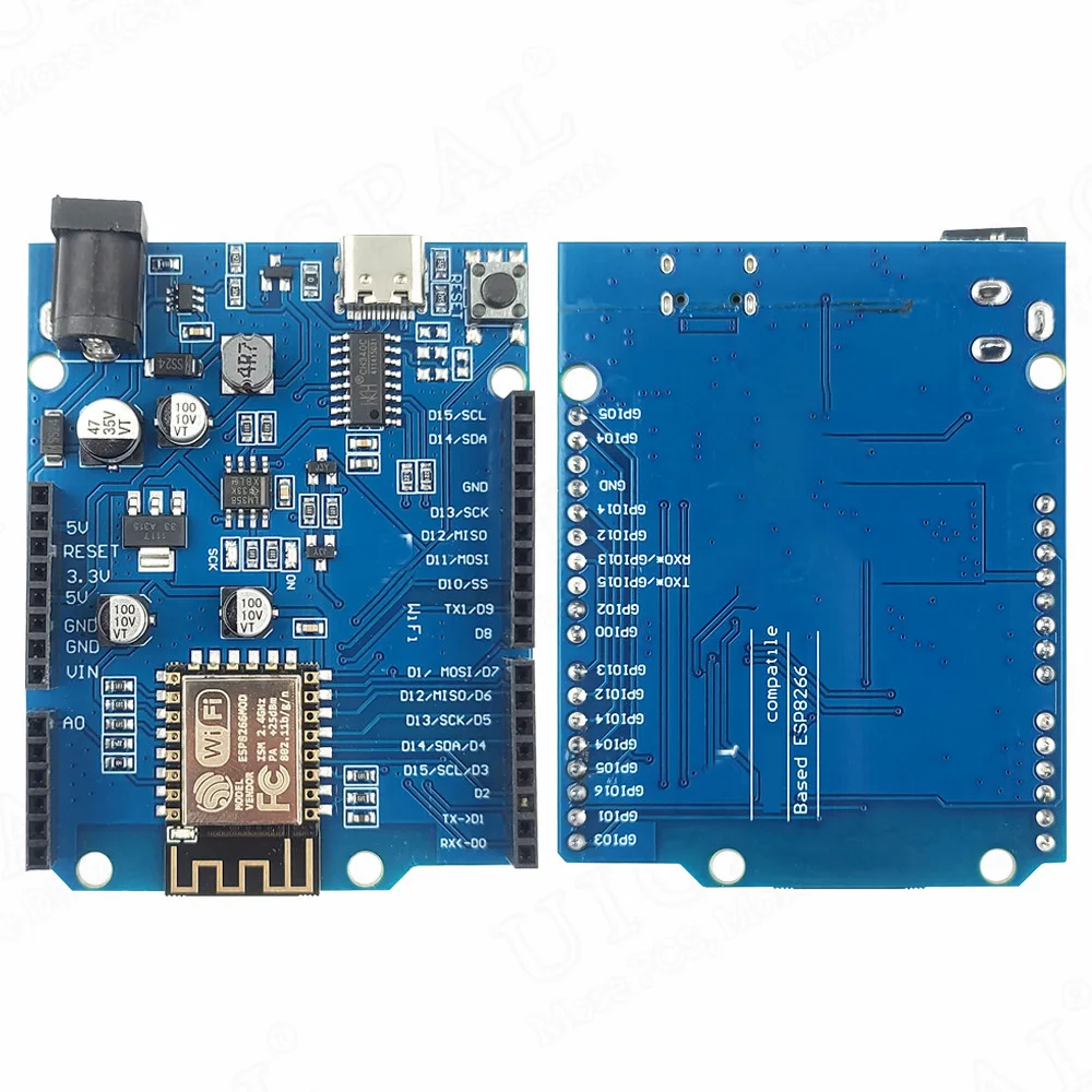 D1 ESP-12F 2.4G WiFi R3 Development Board Module for Arduino IDE CH340C ...