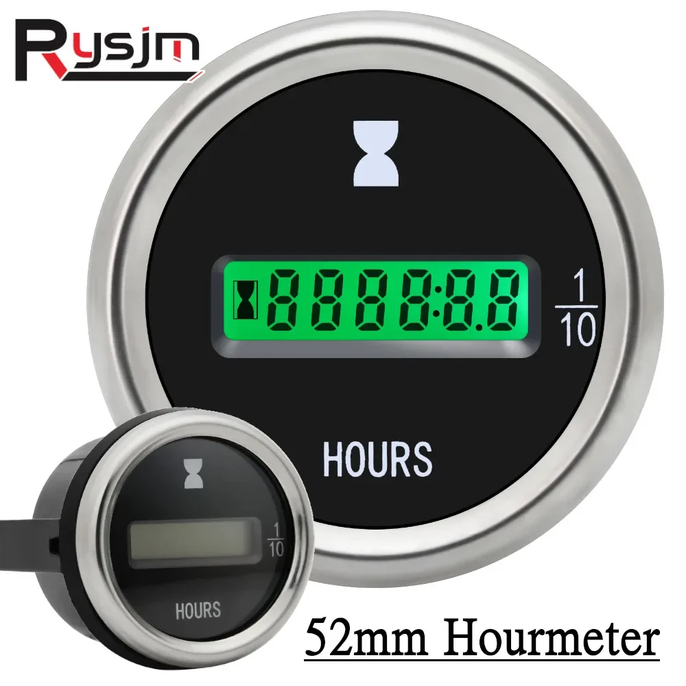 HD-52MM-2-Universal-Digital-Hourmeters-Round-Mechanical-Hourmeter-For ...