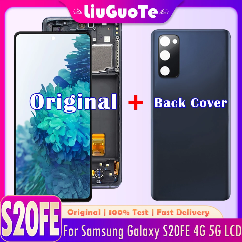 Original For Samsung Galaxy S20 Fe 4g/5g Lcd S20 Lite Display Touch ...