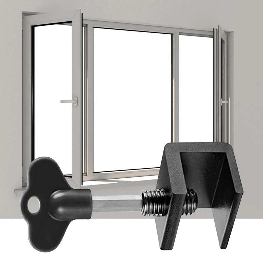 Door-Window-Lock-Stopper-with-Key-Wrench-Door-Frame-Security-Lock ...